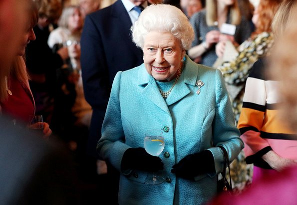 Queen Elizabeth II hosted a reception at Windsor Castle