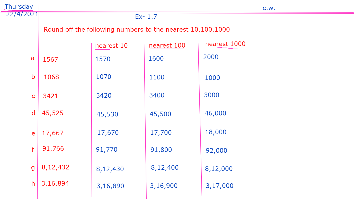 PIS BARODA STD-4: MATH, Ch1. Numbers