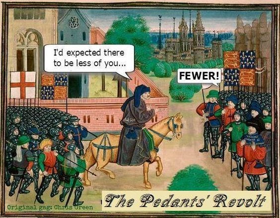 On the importance of being pedantic (series: notes to myself)