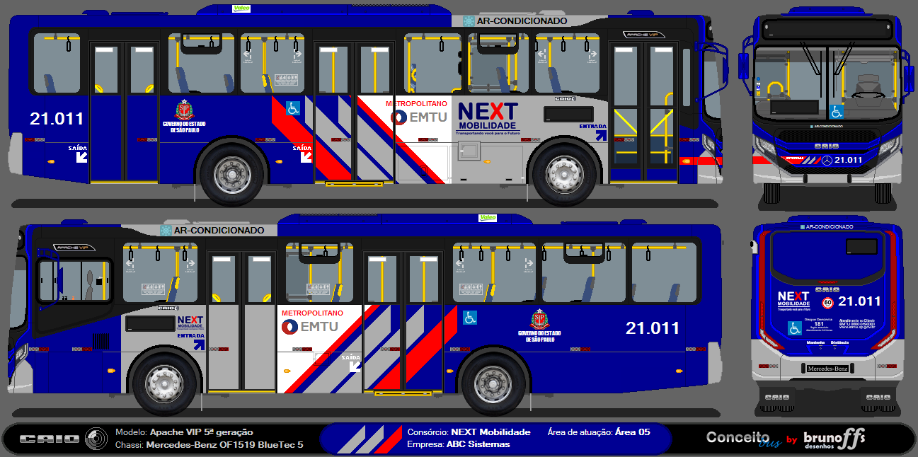 Conceitobus by brunoffs desenhos: Caio Apache Vip V