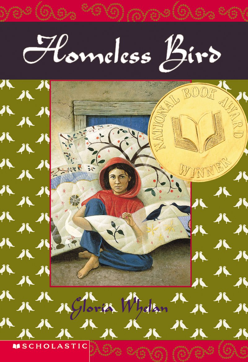 Momo celebrating time to read: Homeless Bird by Gloria Whelan