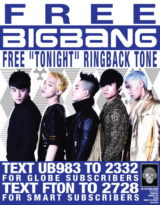 Universal Records Blog: FREE Big Bang "Tonight" Ringback Tones + Other ...