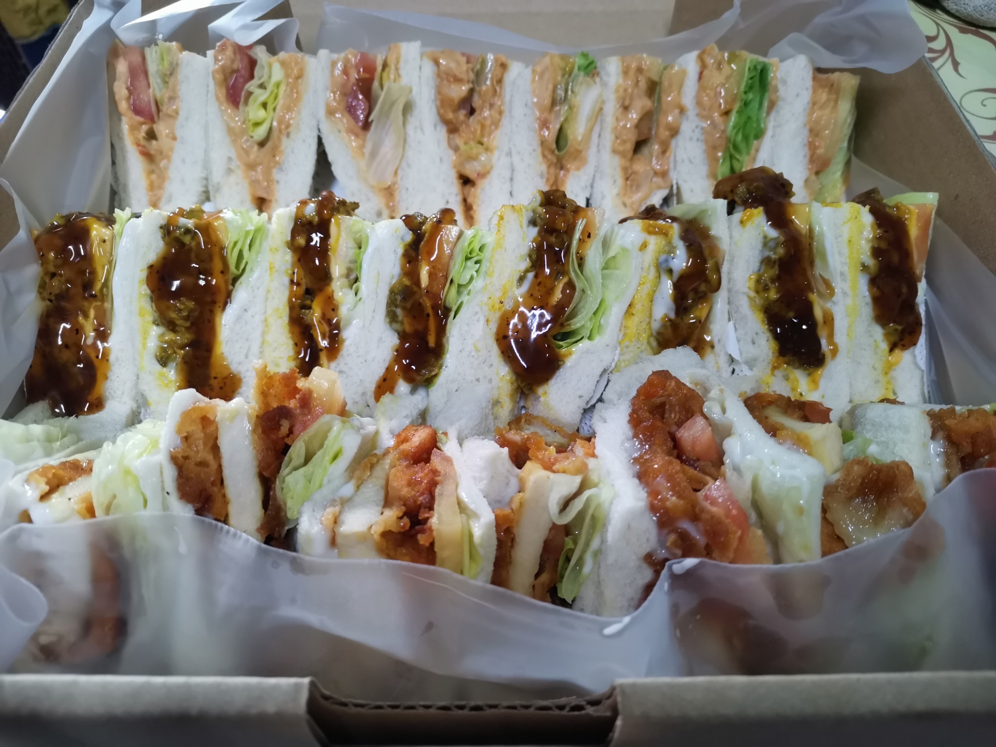 Sekali buka, perghhhhh meleleh air liur...