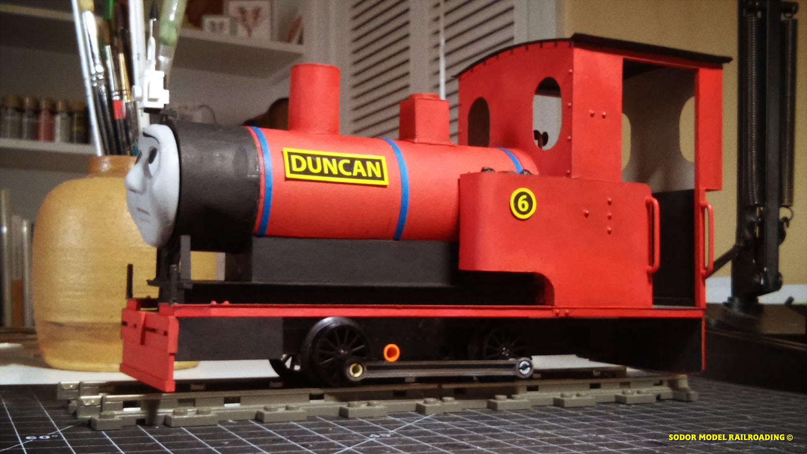 SodorModelRailroading: Scratch-Building Duncan | 16mm Scale