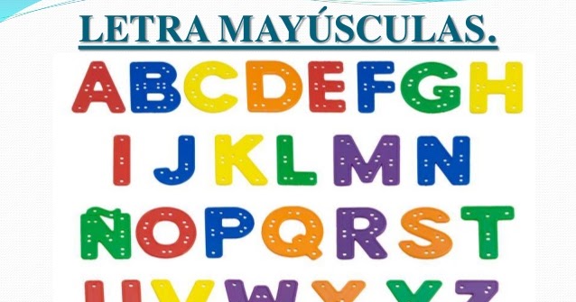 UNA CLASE MOLONA: MÉTODO LECTOESCRITURA MAYÚSCULAS