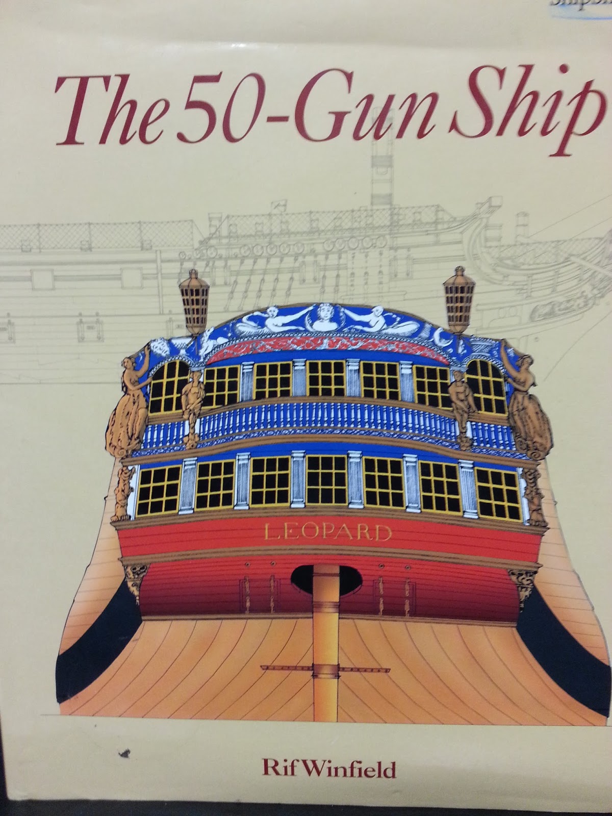 A Miniatures Hobby Room: Scratch Built 50 Gun Ship HMS Leopard