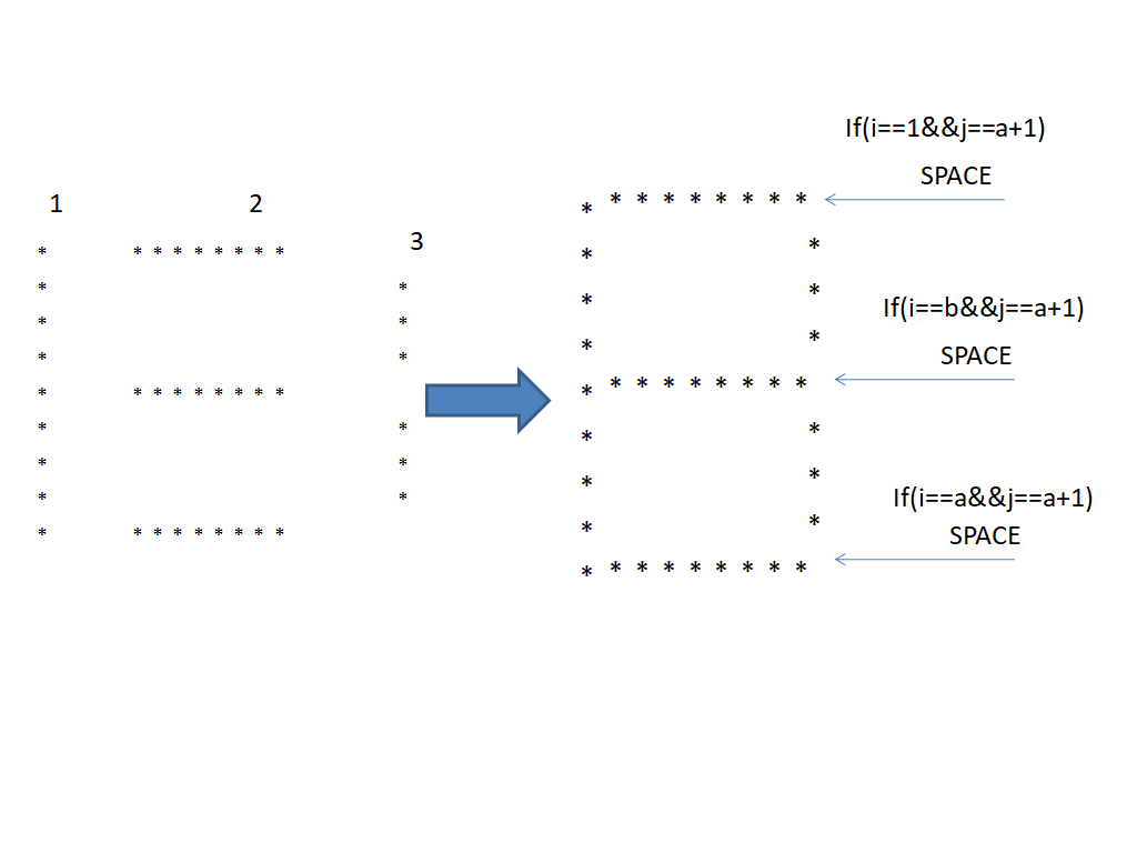 How To Write Code In C To Print B Pattern Using Only Two Loops how-to-write-code-in-c-to-print-b-pattern-using-only-two-loops