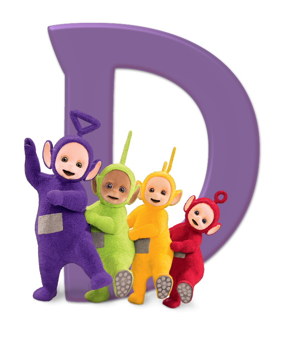 Blindada por Deus: Alfabeto decorativo Teletubbies