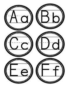 Free Printable Alphabet Letters For Word Wall - Birthday Letter