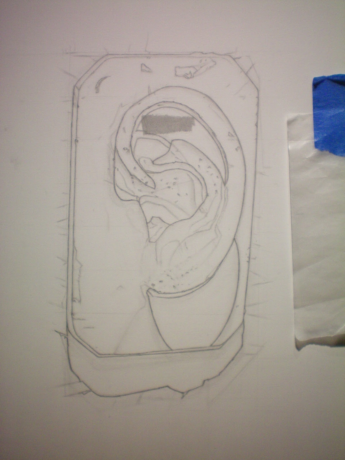 ARTHUR HAYWOOD: Ear Cast Drawing Process, Part 1