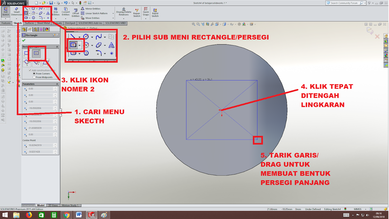 BELAJAR SOLIDWORKS PEMULA 2