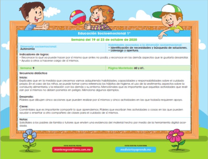 Educacion Socioemocional Semana 9