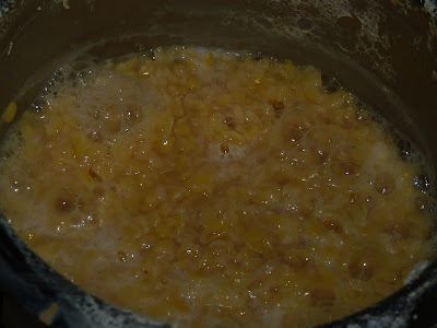 Chitranna: Moong Lentil (Dhal) hot drink