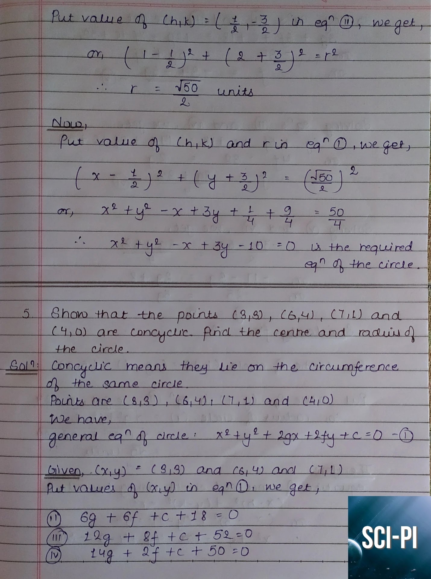 Grade 11 Circle Exercise 1 Solutions | Basic Mathematics Grade XI by ...