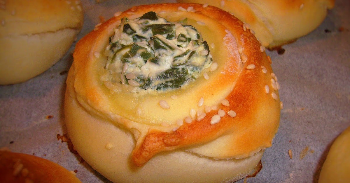 ,,Ružice'' sa spanaćem i sirom