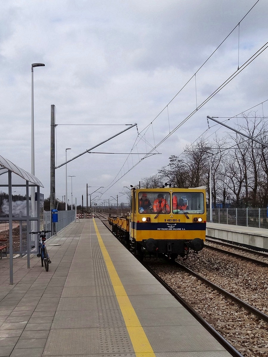 Kielecka drezyna WM-15A-470 na kolejowym szlaku | Kolejowe Kielce