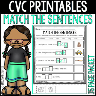 Emily Jane Creates: CVC PRINTABLES MEGA BUNDLE-12 PACKETS INCLUDED