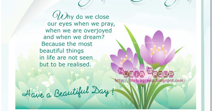 * Nubia_group Inspiration *: Nice quotes to start your Day // (15/07)