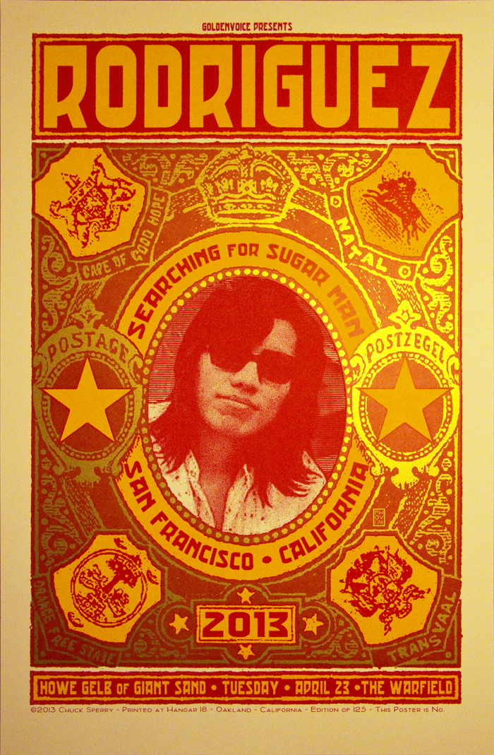 INSIDE THE ROCK POSTER FRAME BLOG: Chuck Sperry Rodriguez Searching for ...