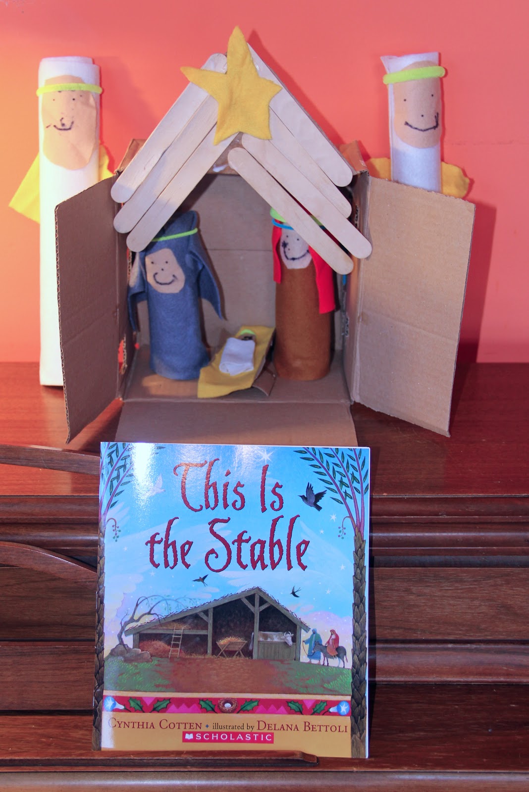 Adventures with Jude: This Is the Stable - Nativity Book and Craft