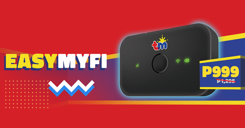 TM EasyMyFi Pocket WiFi Priced at P999, with Speeds of Up To 42Mbps ...