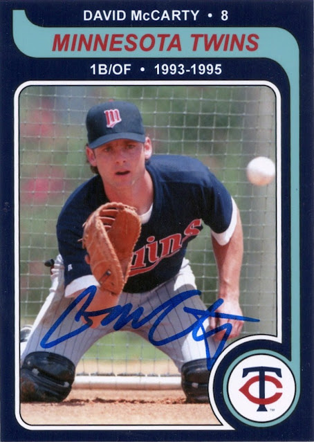 Minnesota Sports Autograph Project: DAVID McCARTY