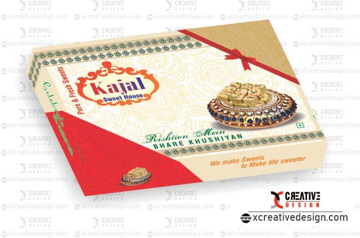 [Free] Sweet Box Design or Mithai Box cdr file - XCreativeDesign