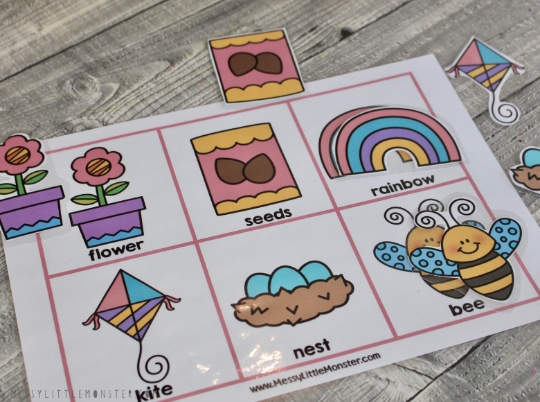 Spring Sensory Bin - Messy Little Monster