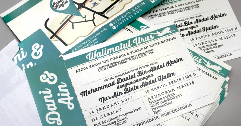 Kiz Wedding: Kad kahwin custom