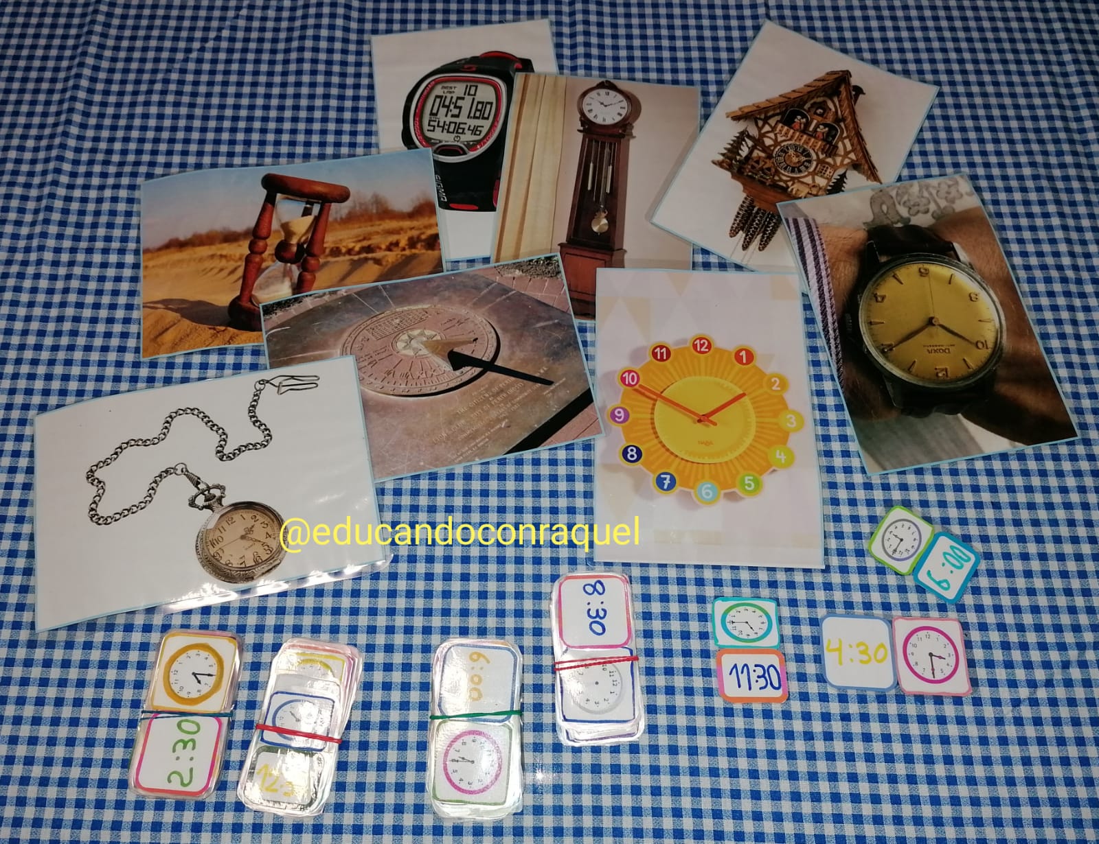 Educando con Raquel: Dominó de las Horas