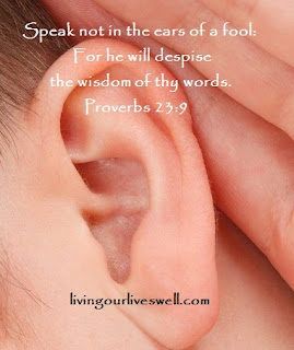 Living Our Lives Well: Proverbs 23 Scripture Pictures