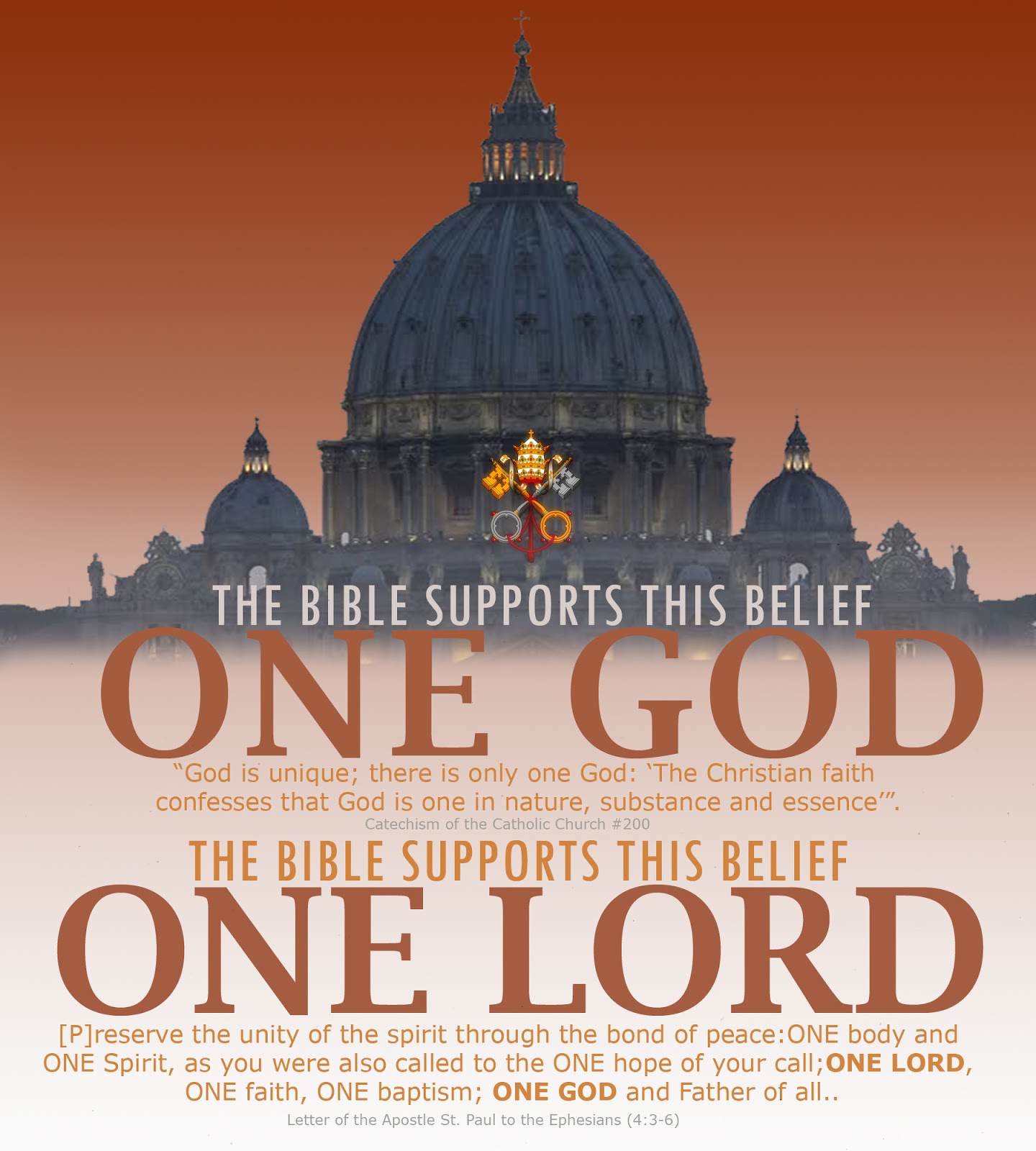 In Defense of the Church: There is Only One Lord and One God - The Two ...