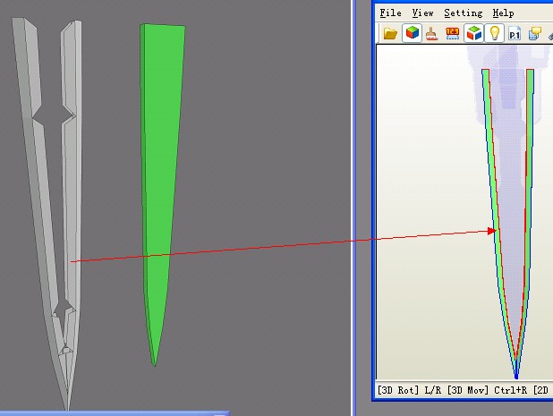 GN Sword III Papercraft with Template