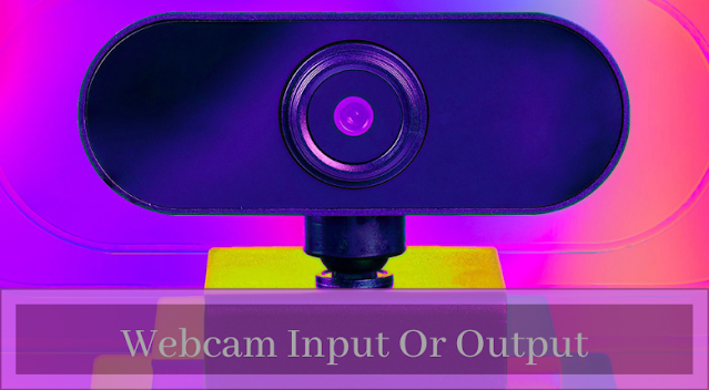 Webcam Input Or Output
