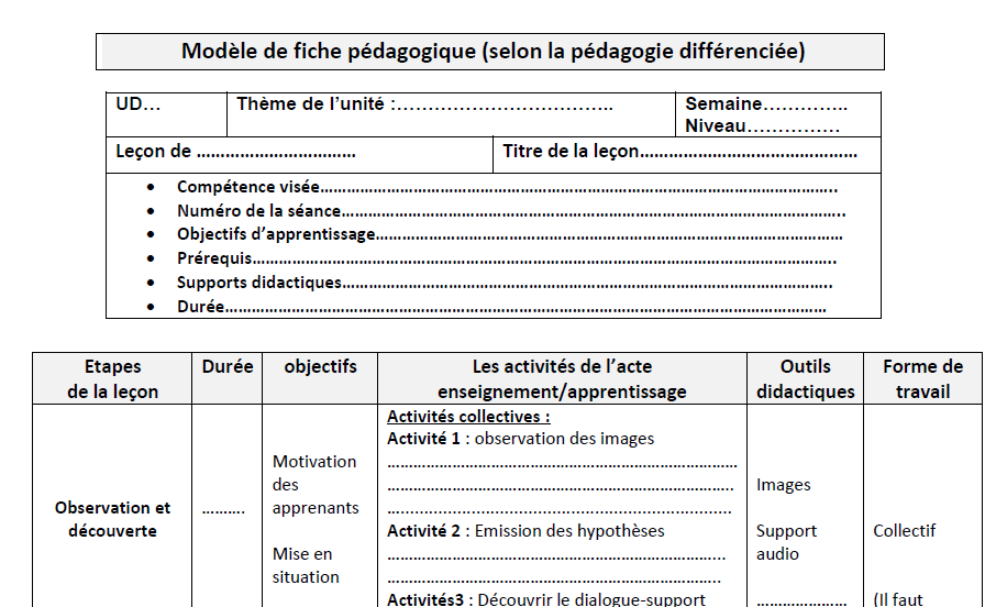 classe de fle
