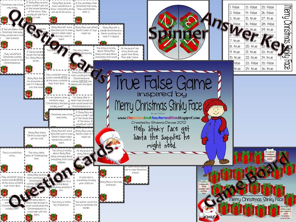 Merry Christmas Stinky Face by Lisa McCourt - Teaching Ideas | The ...