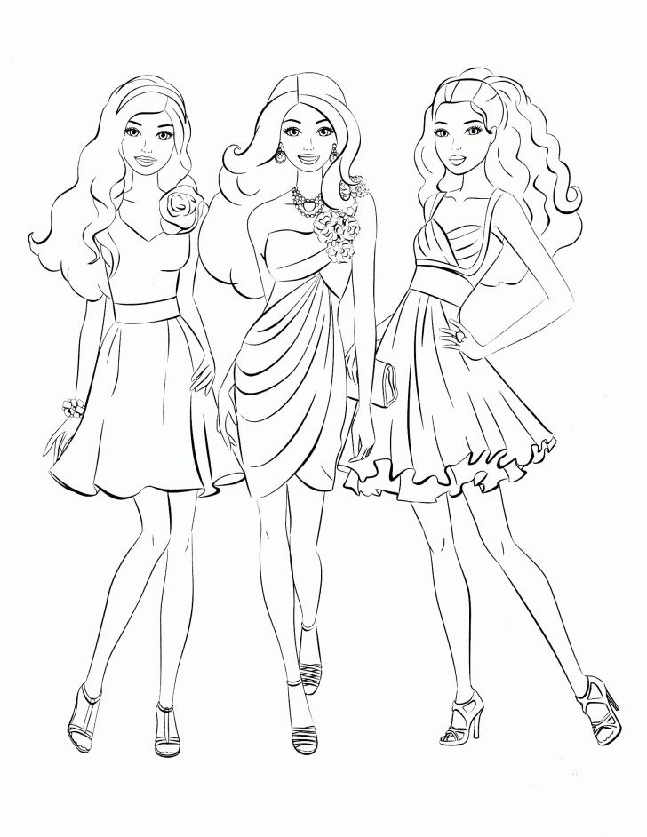 Girls Coloring Pages ~ Coloring Print