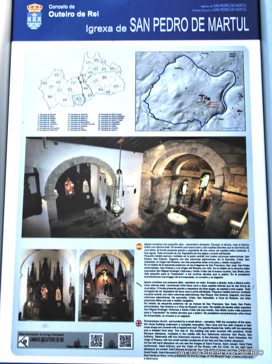 GALICIA PUEBLO A PUEBLO: SAN PEDRO DE MARTUL, OUTEIRO DE REI