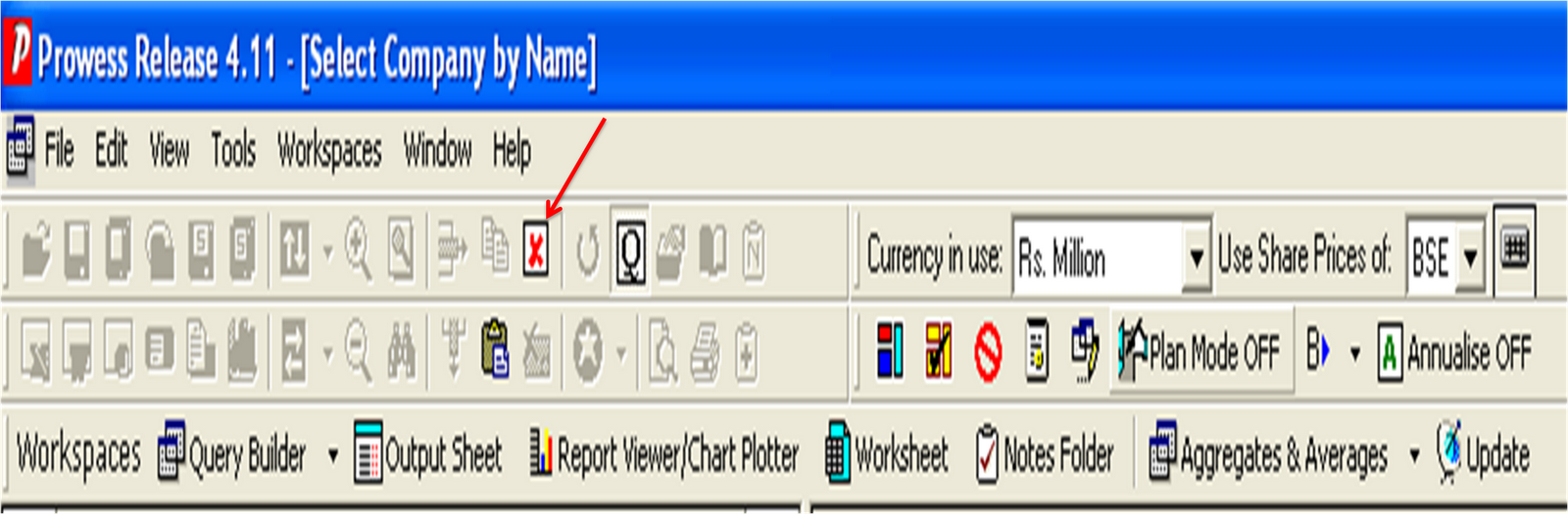 Prowess database..basic steps to use