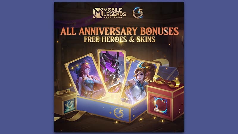 MLBB 5th Anniversary Event: Dates, Free Skins, Updates | PinoyTechSaga