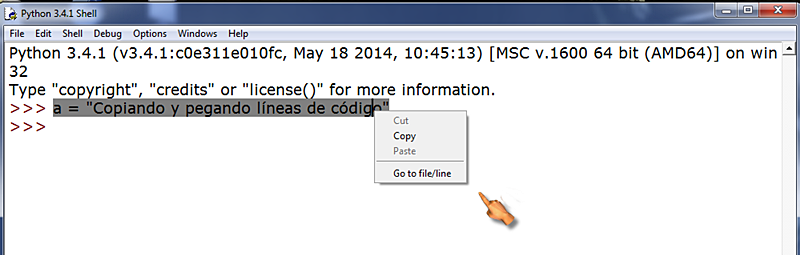 APRENDER A PROGRAMAR CON PYTHON: T3. IDLE DE PYTHON 2