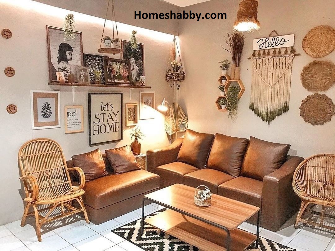 7 Ide Ruang Tamu Model dengan Dekorasi Rak Dinding Tempel Minimalis ...