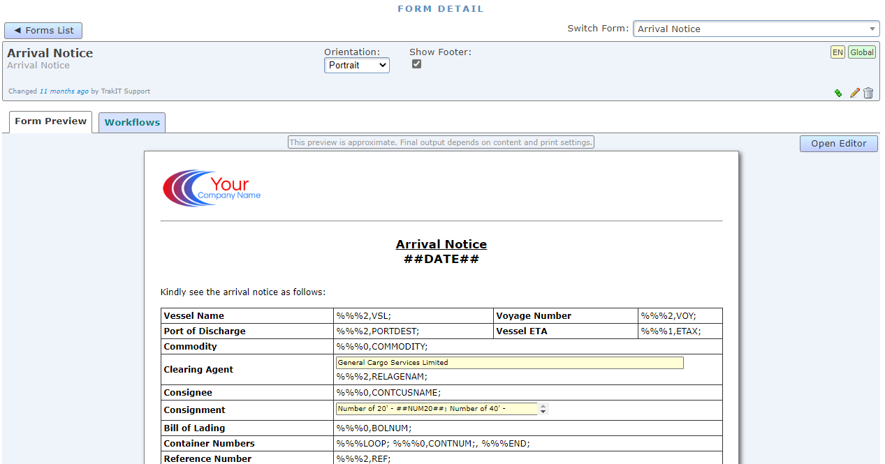 The Trakit Blog Redesigned Form Definitions