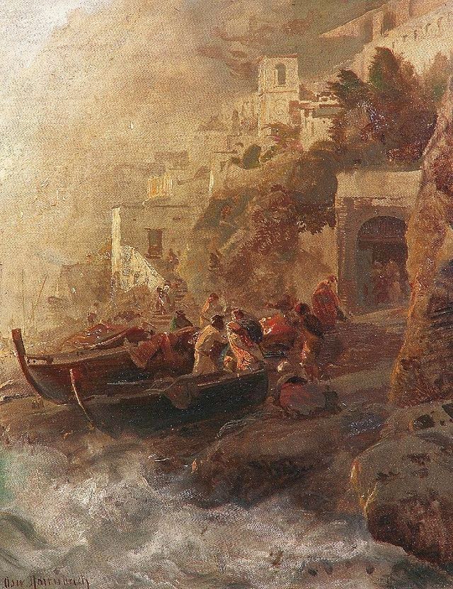 Oswald Achenbach | Düsseldorf school of painting | Tutt'Art@ | Pittura ...