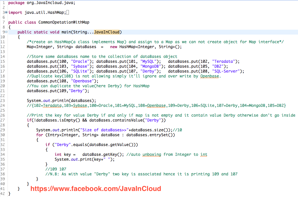 JAVA IN CLOUD: Collection Framework Part-1