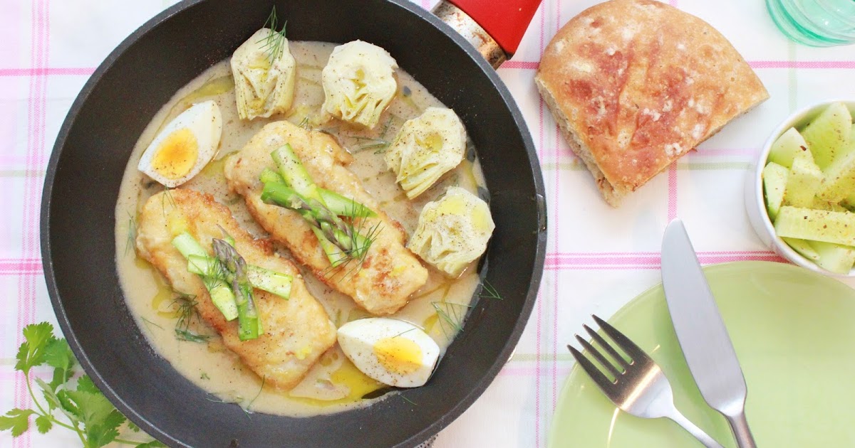 Filetes de merluza en salsa rubia ~ The Spanish Food