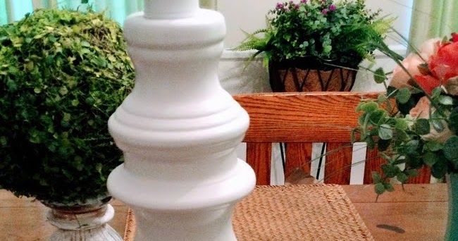 How to paint a metal lamp base | Vintage Style Gal