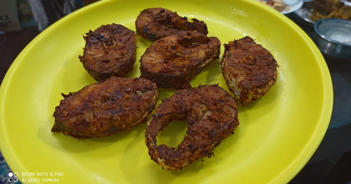 Simple Sheela fish fry in Airfryer