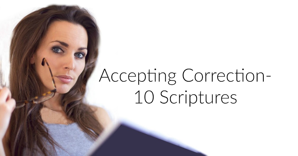 Bible Love Notes: Accepting Correction - 10 Scriptures