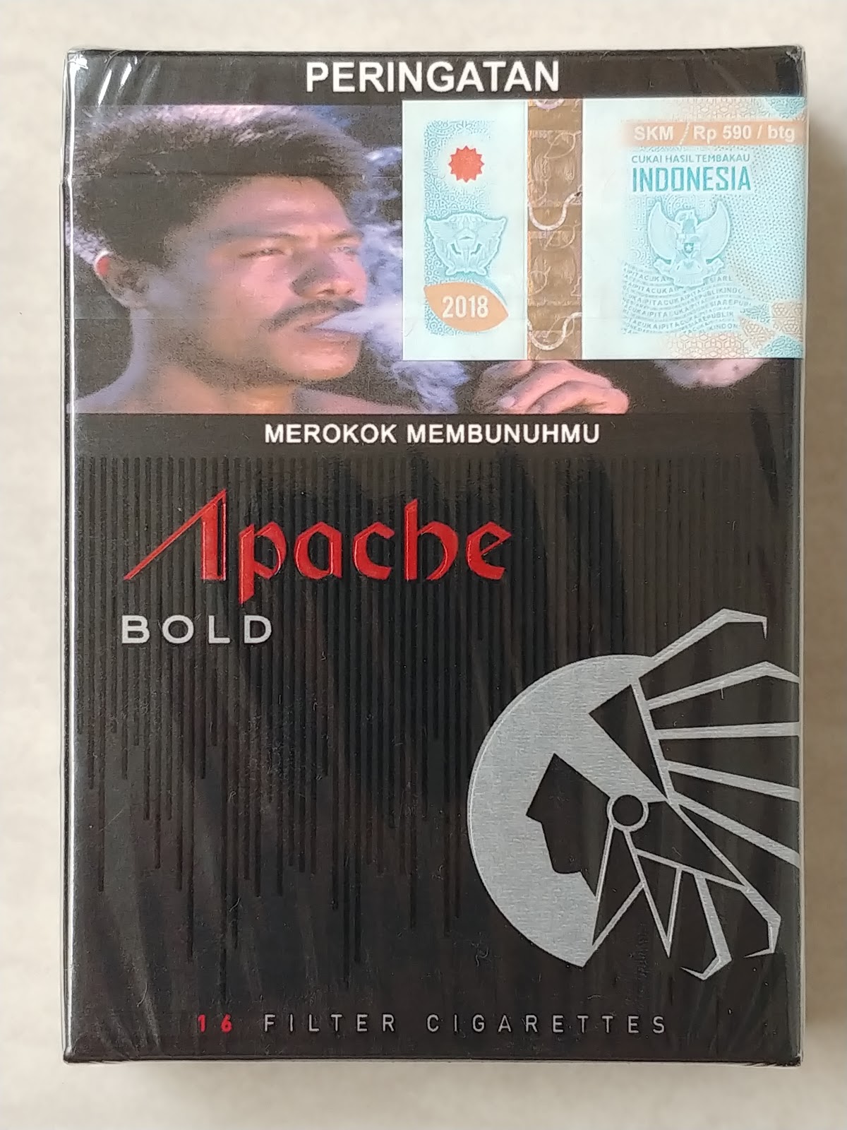 Apache Bold isi 12 dan 16 Batang, SKM Medium Tar Pertama Dengan ...